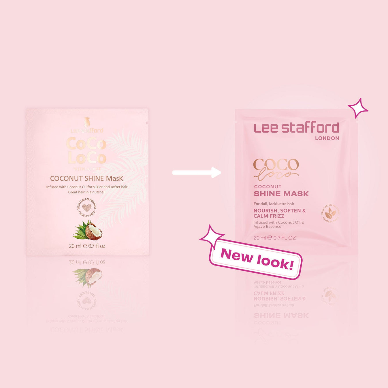 Lee Stafford Coco Loco & Agave Coconut Shine Mask Treatment 200ml – Lee ...